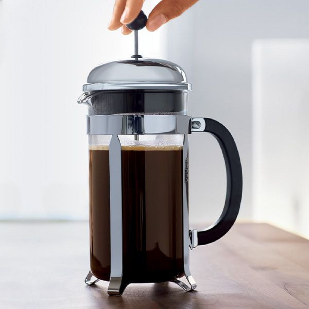 Bình pha cà phê kiểu Pháp BODUM CHARMBORD French Press Chrome 1000 mL ...