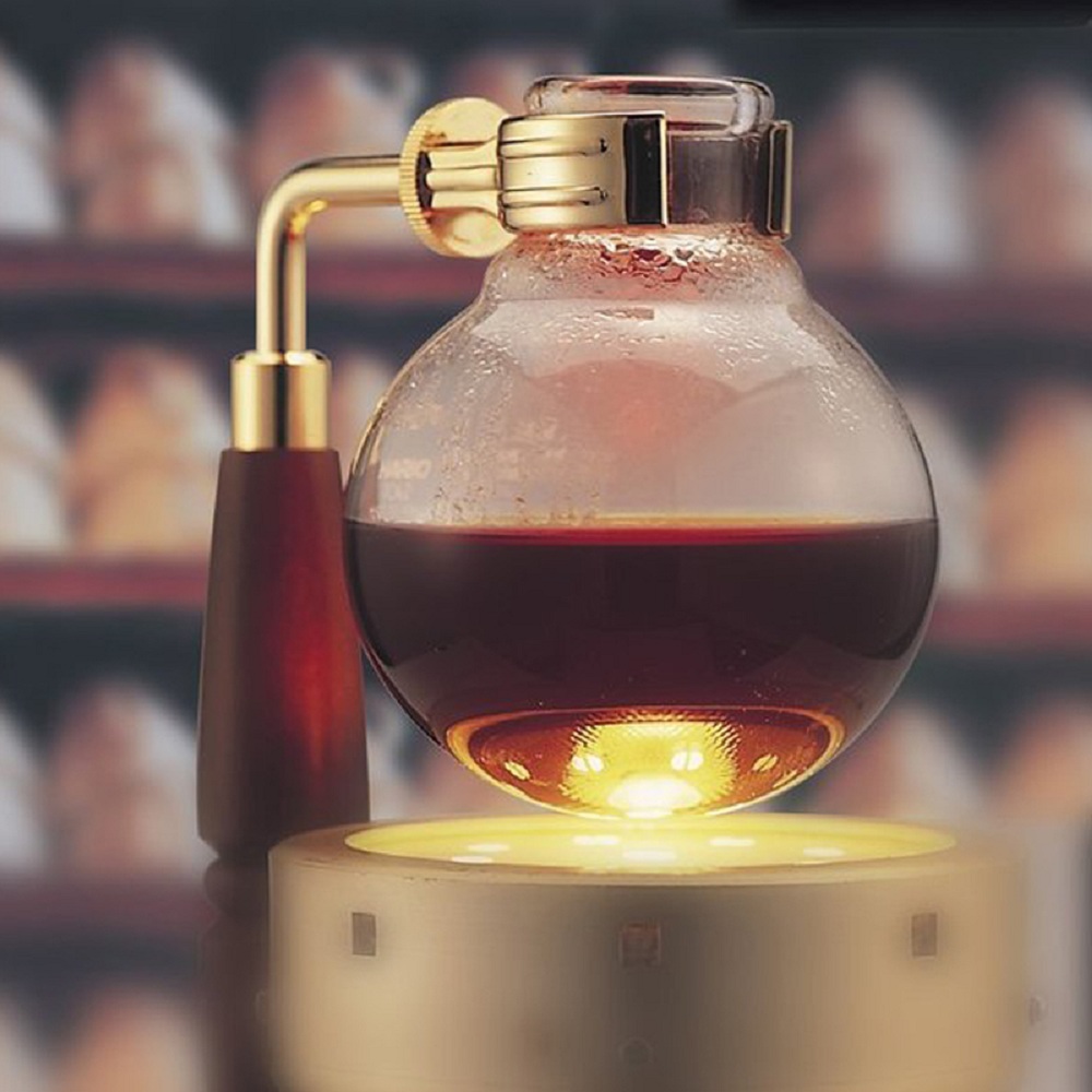 BÌNH PHA CHÂN KHÔNG DHIKARI SYPHON VÀNG 18k TCA-3GD - 3 LY | Sieuthicafe.vn