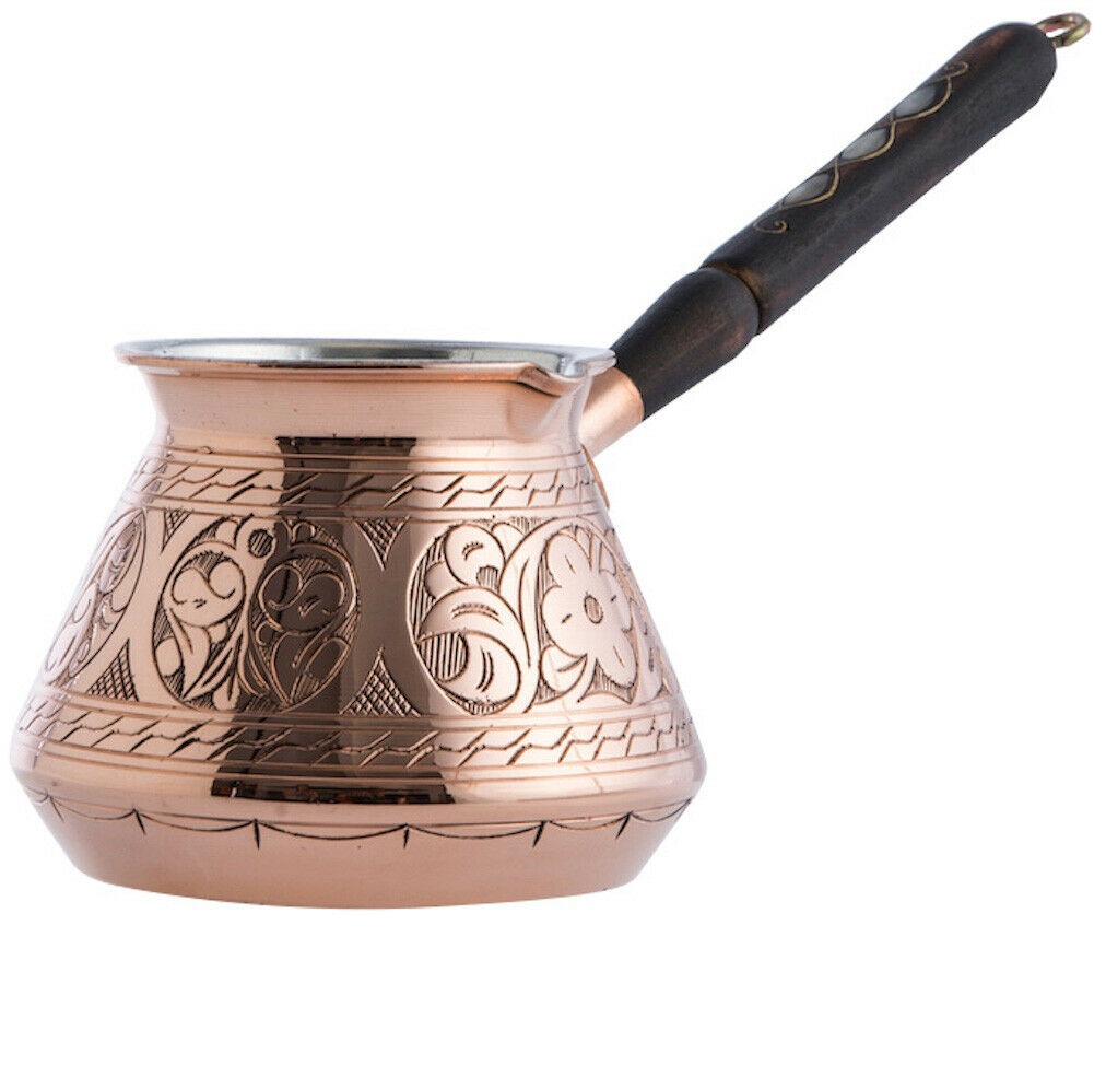 Bình pha cà phê kiểu Thổ Nhĩ Kì Ibrik Coffee Turkish Greek Pot Copper ...
