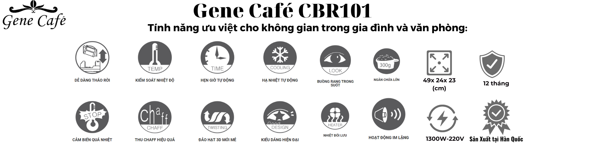 GENECAFE Korea | Sieuthicafe.vn